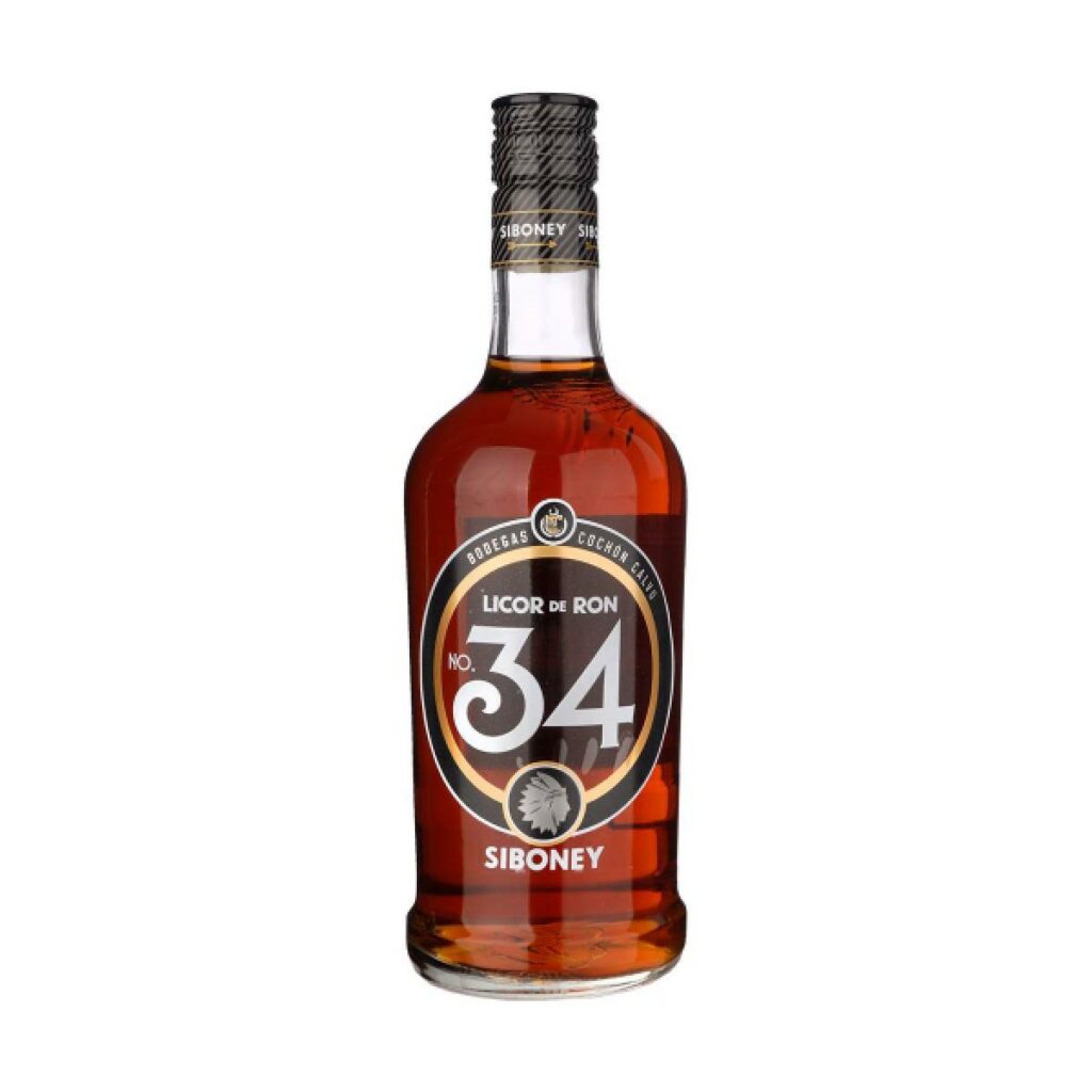 Siboney No. 34 Licor de Ron 700 ml - Bebidas RD